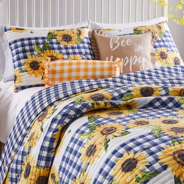 Sunflower Quilt Set 3-Piece King/Cal King – Greenland Home Fashions