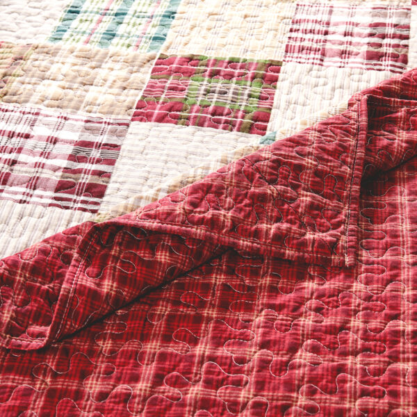 Oxford Red Quilt Set – Greenland Home Fashions